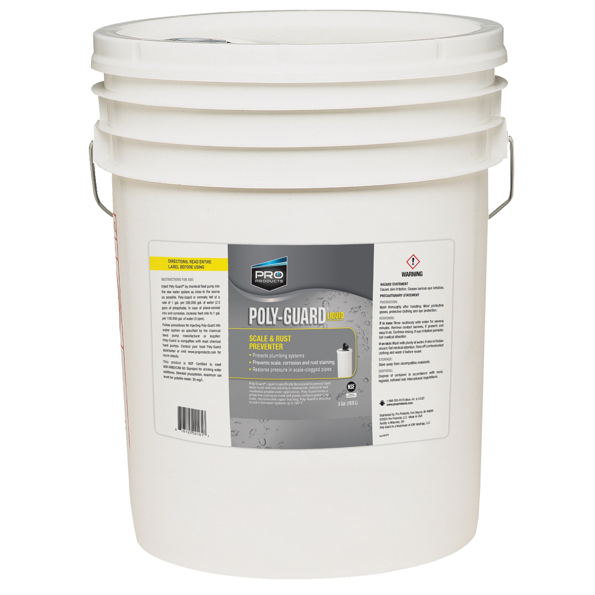 Poly-Guard® Scale & Rust Preventer, Liquid - Pro Products