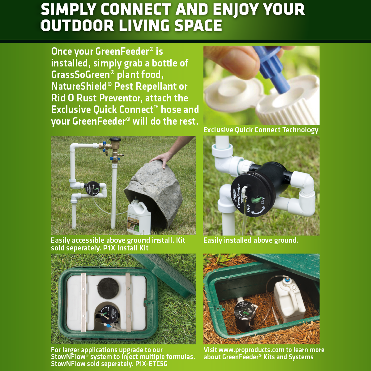 GreenFeeder® Fertilizer & Pest Control System - Pro Products