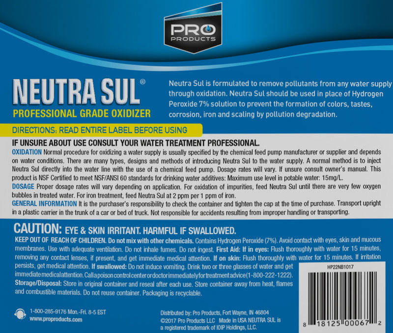 Neutra-Sul® Professional Grade Oxidizer - Pro Products